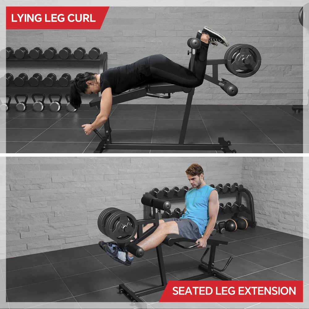 Leg Extension and Leg Curl Machine,Seated Leg Extension and Lying Curl ...
