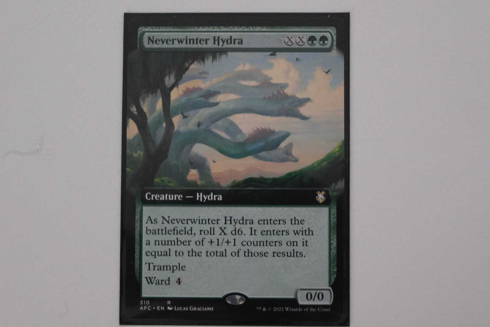 MTG Neverwinter Hydra AFC 310 Extended Art | eBay