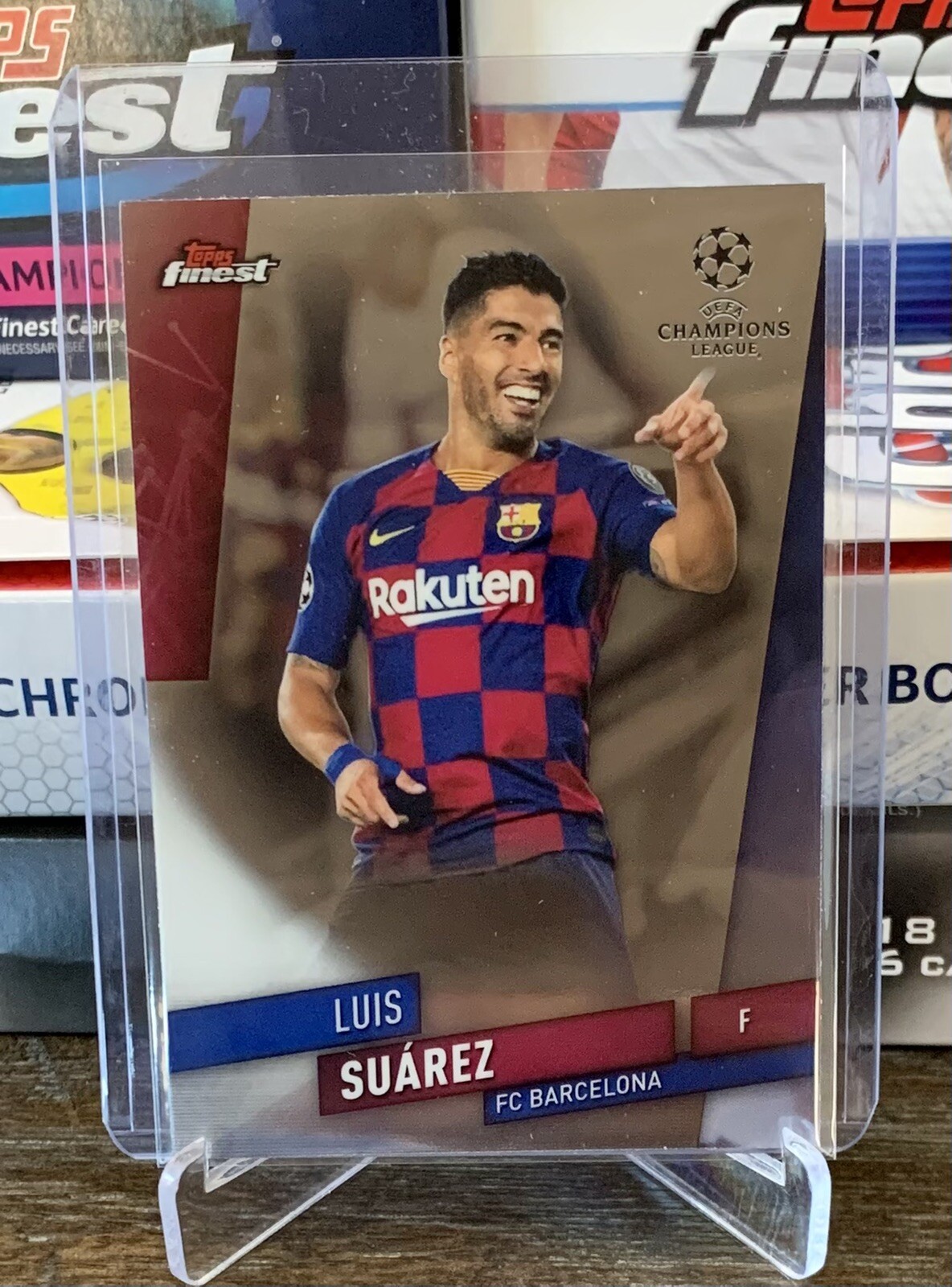 2019-20 Topps Finest UEFA Base #94 Luis Suarez - FC Barcelona | eBay