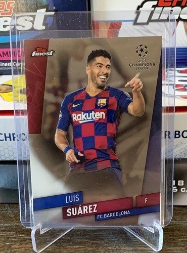 2019-20 Topps Finest UEFA Base #94 Luis Suarez - FC Barcelona | eBay