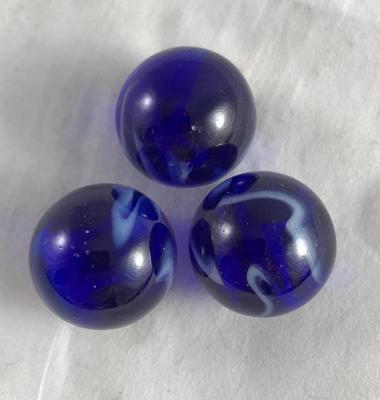 NEW Lot of 3 Marbles 22mm Tidal Wave 118000 House of Marbles Blue | eBay