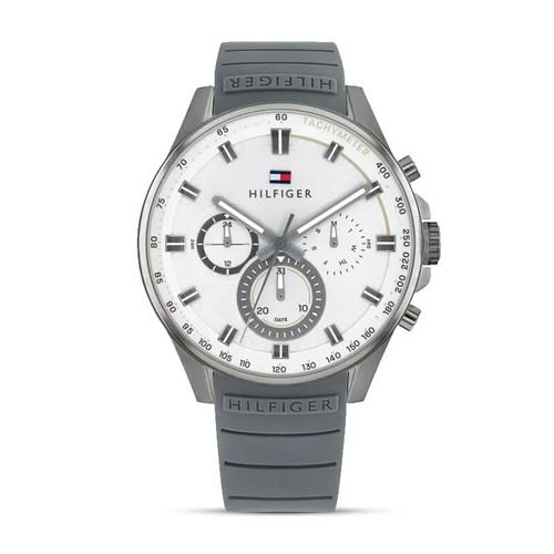 Montre chronographe Tommy Hilfiger Max cadran blanc pour homme ...