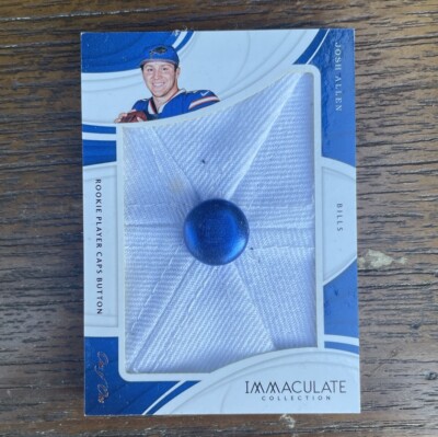 Josh Allen 1/1 2018 Panini Immaculate Rookie Caps Button- RC SSP One Of ...