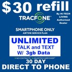 $30 TRACFONE FASTEST PREPAID REFILL DIRECT to SMARTPHONE 🔥GET IT TODAY ...