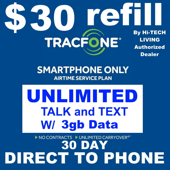 $30 TRACFONE FASTEST PREPAID REFILL DIRECT to SMARTPHONE 🔥GET IT TODAY ...