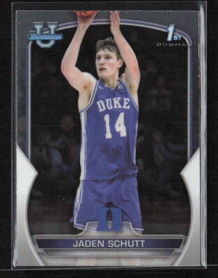 2022-23 Bowman University Chrome #75 Jaden Schutt Duke Blue Devils | eBay