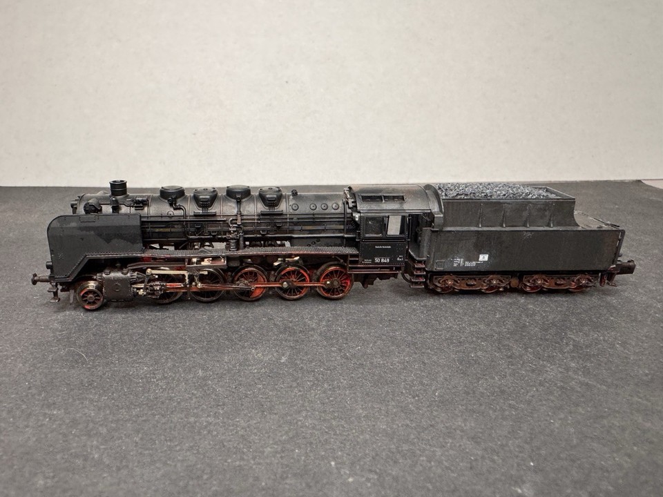 Spur N Fleischmann N 7181 Dampflok BR 50 849 DRG, gealtert aus Sammlung ...