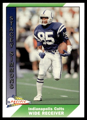 1991 Pacific Stacey Simmons Indianapolis Colts #198 | eBay