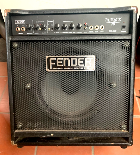 fender rumble 75 bass amplifier with overdrive combo | eBay UK