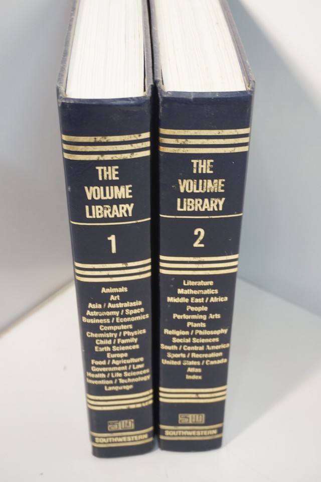 THE VOLUME LIBRARY 1 & 2. 1988 THE SOUTHWESTERN CO. REFERENCE ...