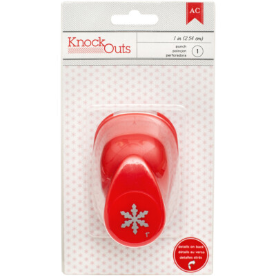 Knock Outs Deck the Halls Collection Christmas Mini Punch Snowflake 1 ...