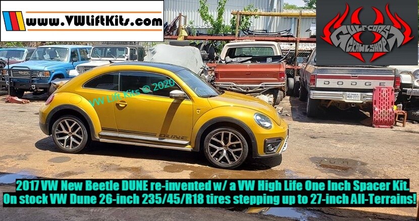2011-2019 VW New Beetle A5 MK5 Dune Beetle Lift Kit for Stage 1 ...