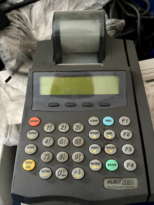 Lipman Nurit 2085 POS EDC Terminal Credit Card Machine Reader Receipt ...