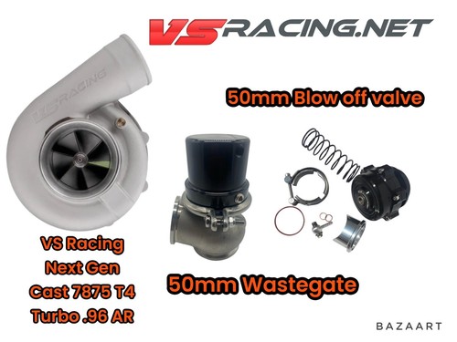 Vs Racing 7875 Turbo 50mm Wastegate And Blow Off Valve Combo | eBay