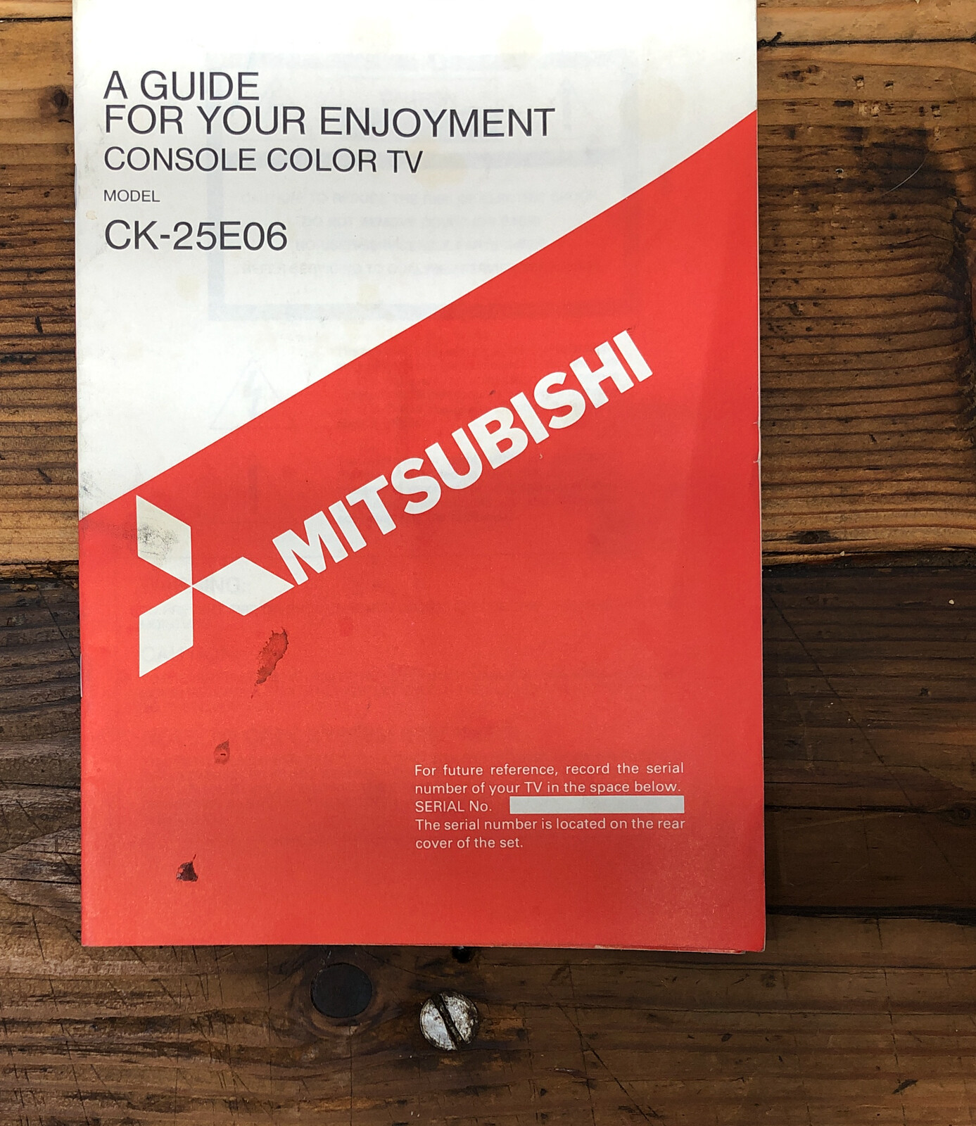 Mitsubishi CK-25E06 TV Owner / User Manual *Original* | eBay