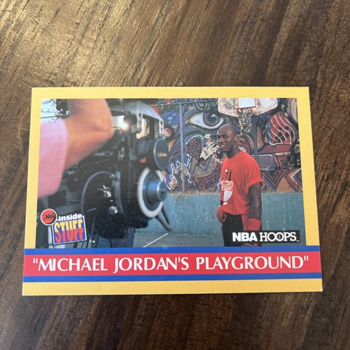 1990-91 NBA Hoops - Inside Stuff #382 Michael Jordan | eBay