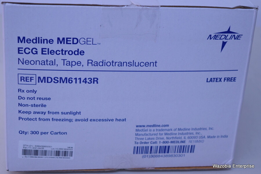 MEDLINE MEDGEL ECG ELECTRODE NEONATAL, TAPE, RADIOTRANSLUCENT | eBay