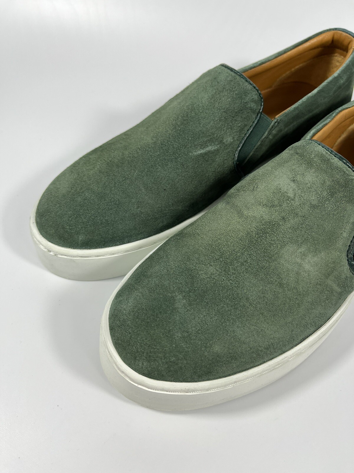 Sezane Womens THEO SNEAKERS Sea Green Slip on Shoes US SIZE 9 | eBay
