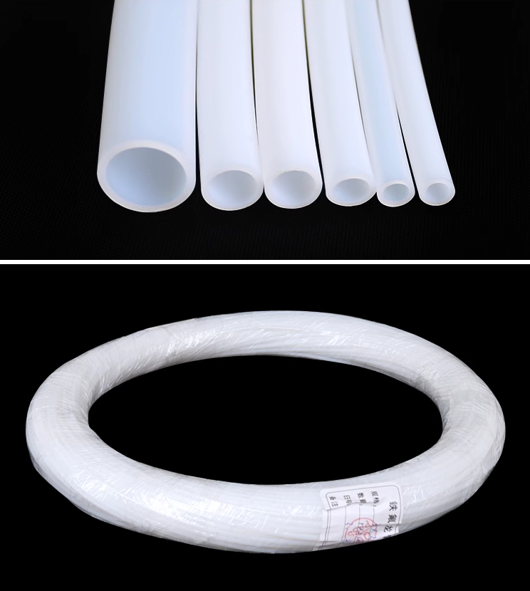 Length 1meter milky white PTFE conduit 3D printer accessory conduit ID ...