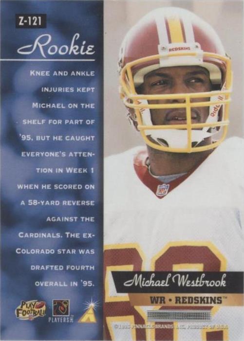 1996 Pinnacle Zenith Michael Westbrook #Z-121 for sale | eBay