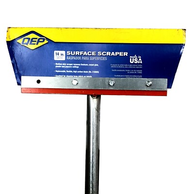 14" Surfac Scraper, Remove Linoleum,Carpet Glue,High Carbon Bld.21000Q ...