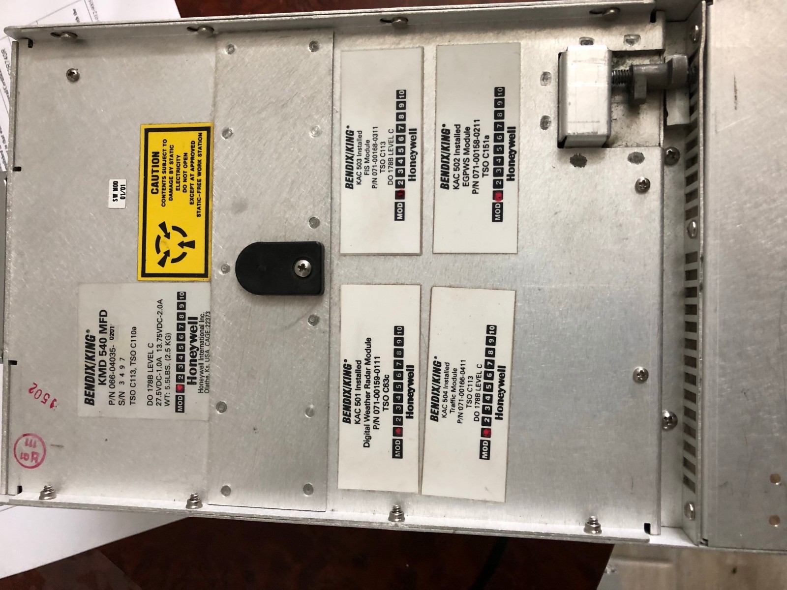BENDIX/KING KMD-540 P/N 066-04035-0201 WITH KAC 501,502,503,504 MODULE ...