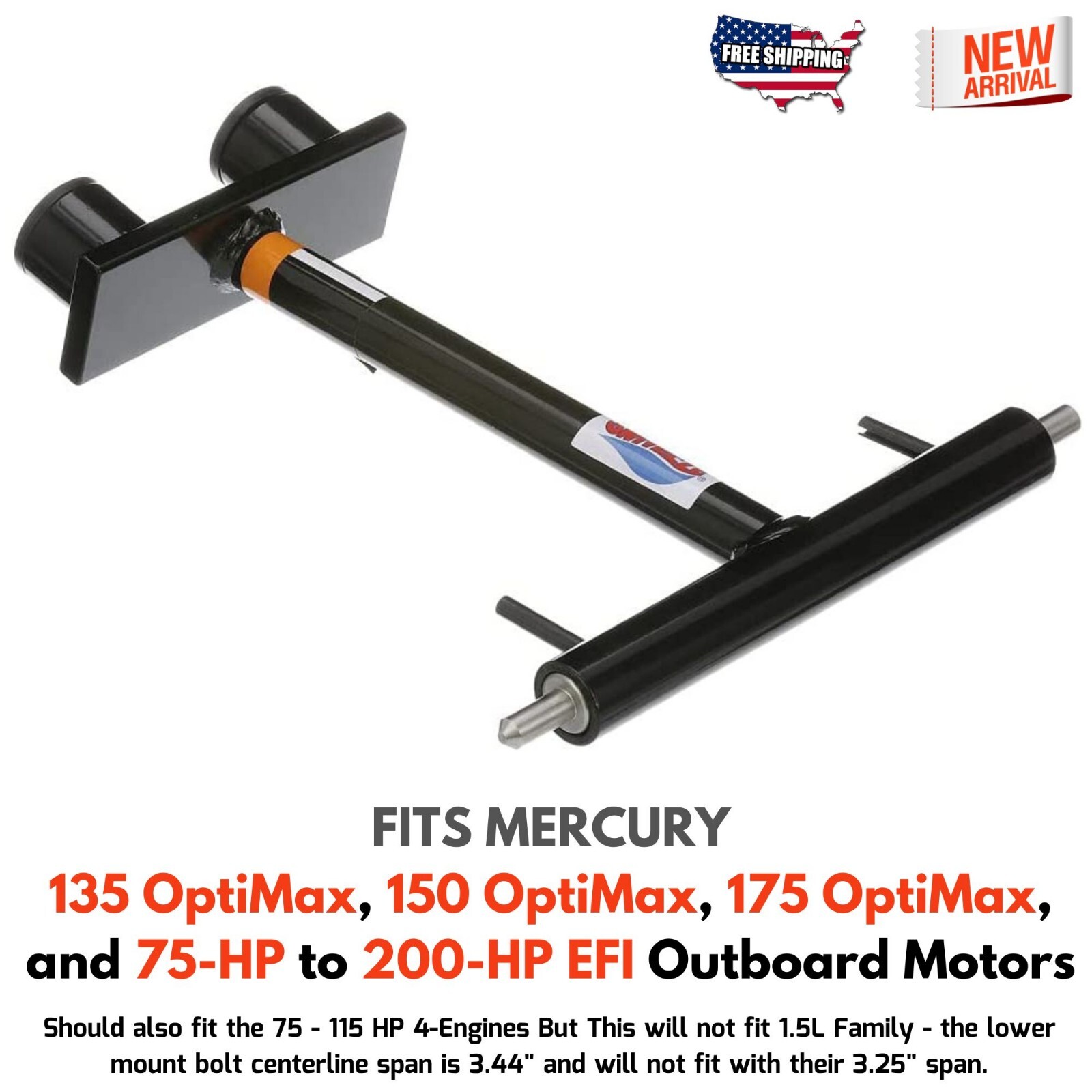 Transom Saver Motor Toter for 135-175 Optimax Mercury Four Stroke ...