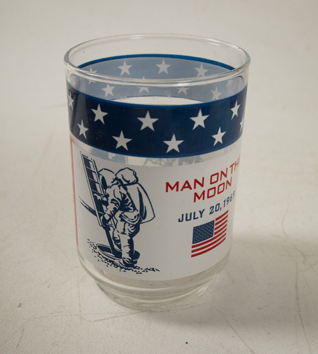 Apollo 11 Glass Tumbler(E3L) Man on the Moon July 20 1969 Tranquility ...