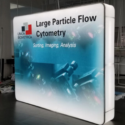 10ft Portable LED Backlight Box Fabric Back Wall Trade Show Display ...