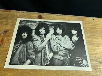 1986 Vintage 8X11 Print CLIPPING PHOTO OF ROCK BAND KISS OR COLOR WASP ...