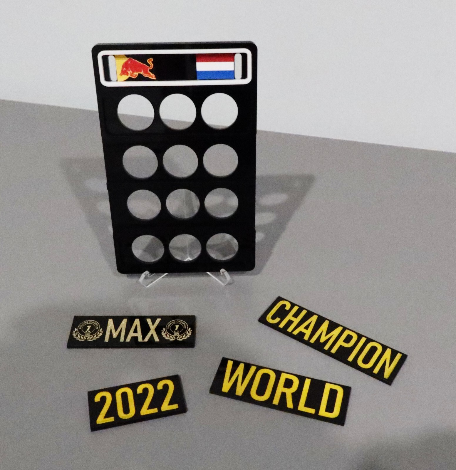 2022 MAX VERSTAPPEN RED BULL RACING F1 CHAMPIONSHIP WINNING PIT BOARD ...