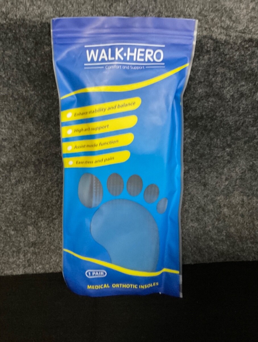 Walk Hero Medical Orthotic Insoles Mens 4-4.5, Wmns 6-6.5 | eBay