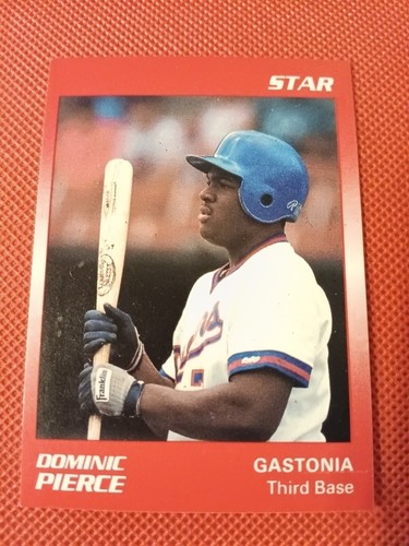 1989 DOMINIC PIERCE STAR MINOR LEAGUE ROOKIE CARD RC #38 GASTONIA | eBay