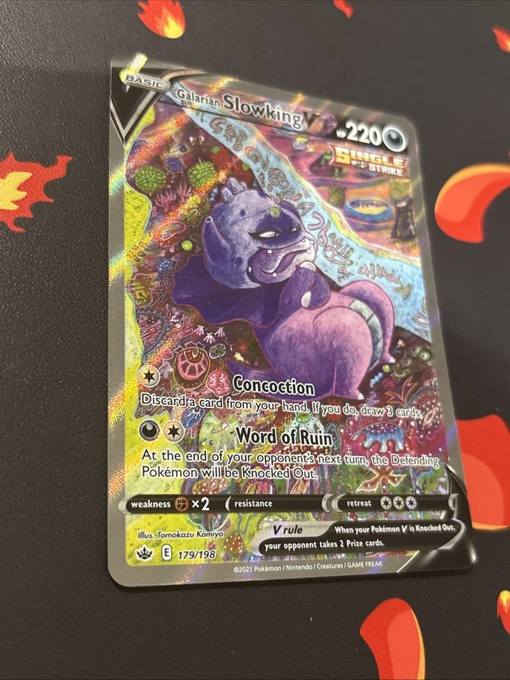 Galarian Slowking V - 179/198 - Chilling Reign - Pokemon TCG Card LP ...