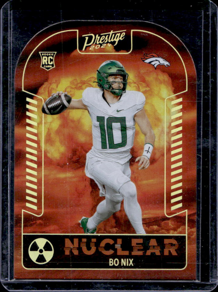 Bo Nix 2024 Prestige #N-BNX Nuclear /(SSP) Price Guide - Sports Card ...