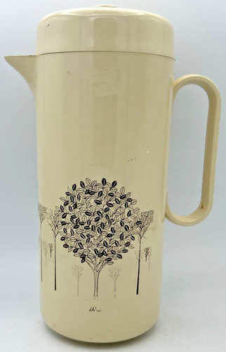 Vintage Retro 60s-70s Plastic Pitcher 9” With Lid Floral Design | eBay