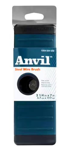 Anvil Block Steel Wire Brush With Pole Socket Easily Remove Old Rust ...