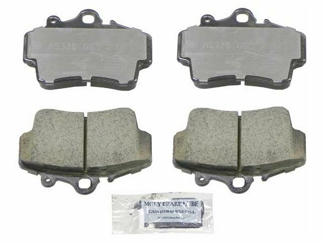 Front Disc Brake Pad Akebono Euro 98735193903 Fits Porsche Boxster ...