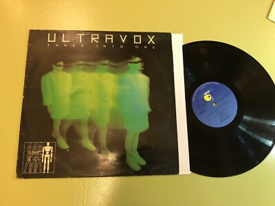 ULTRAVOX THREE INTO ONE LP 1979 island vinyl ilps9614 punk wave synth ...