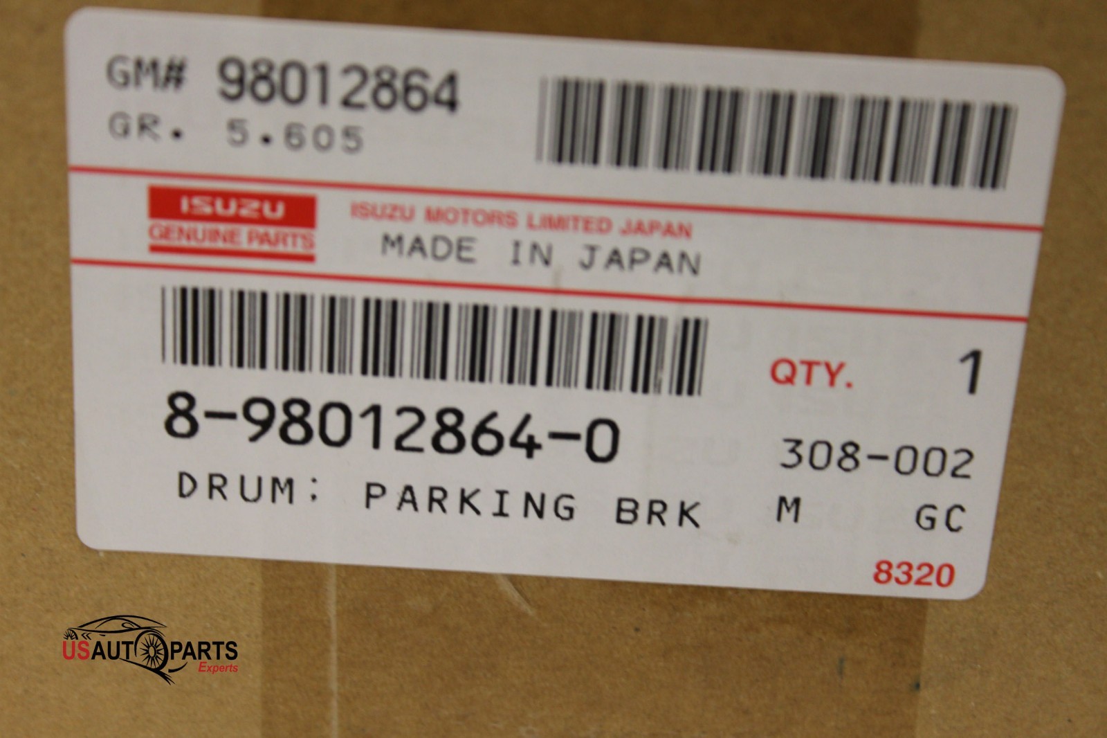 ISUZU GENUINE - Drum Parking Brake Asm -A/T For NPR NRR NQR 4HK1 GAS 5 ...