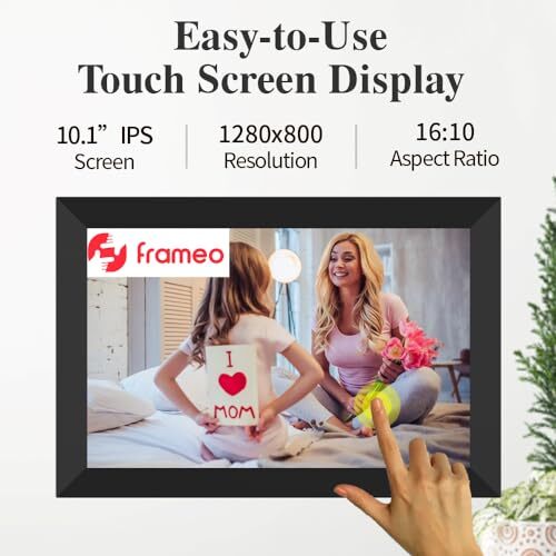 Digital Picture Frames Load from Phone Frameo 10.1 Inch Smart V1.0-10IN-32G | eBay