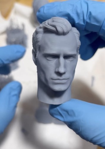 Custom Head Sculpts Resin 3d print model kit - Unpainted DIY - Message ...