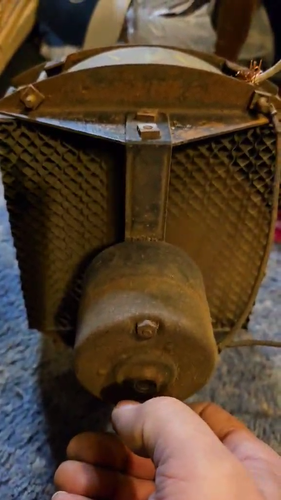 1938 heater FRANCISCO art deco BAKELITE hot water under dash electric ...