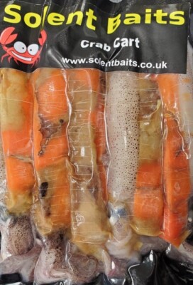 5x Cocktail Baits and wraps - Peeler crab ,Crab cart ,Lug sea fishing ...