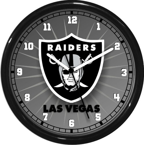 Las Vegas Raiders Football Wall Clock | eBay