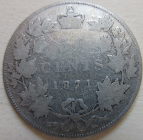 1871 Canada Silver Half Dollar Coin. (RJ788) | eBay