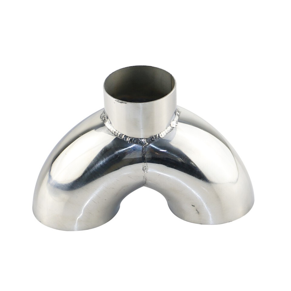 Universal Stainless Steel welding exhaust Y-pipe for 2inch to 2.5inch ...