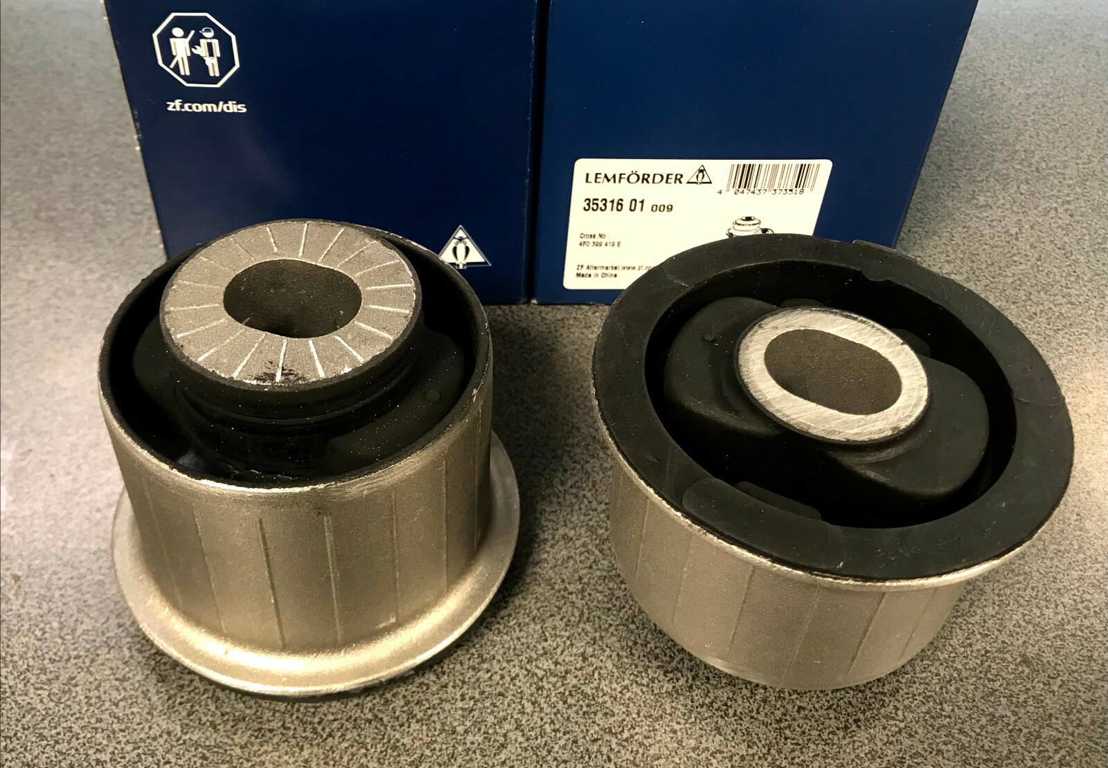 Audi A6 C6 Mounting, axle bracket Silent block frame rear auxiliary ...