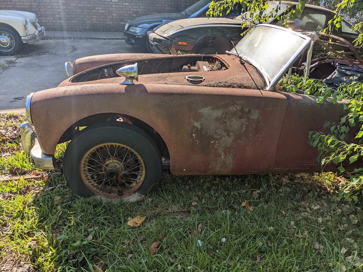 MGA Roadster nose repair front or rear Right Left Fender fenders 1500 ...
