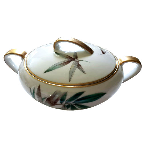 Noritake Canton #5027 Bamboo Pattern Creamer & Sugar Set | eBay